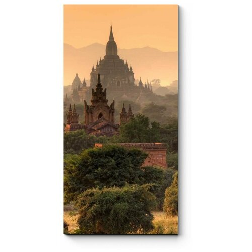 Модульная картина сказки баган Мьянма руины40x80