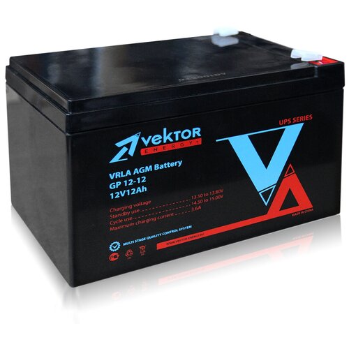 Аккумуляторные батареи VEKTOR ENERGY GP 12-12