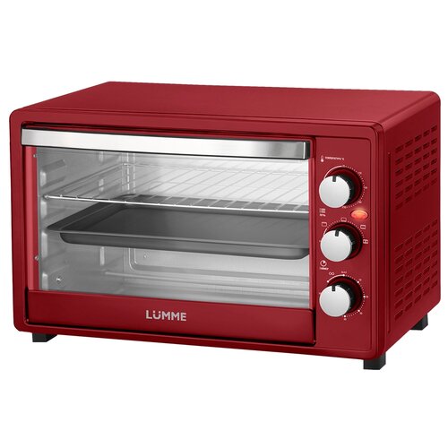 Мини-печь LUMME LU-1709, красный рубин