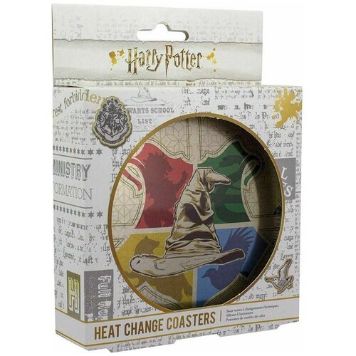 Подставки под напитки Harry Potter: Sorting Hat (Heat Change)