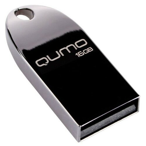 Накопитель USB 2.0 16Гб QUMO Cosmos 16GB (QM16GUD-Cos), металлик
