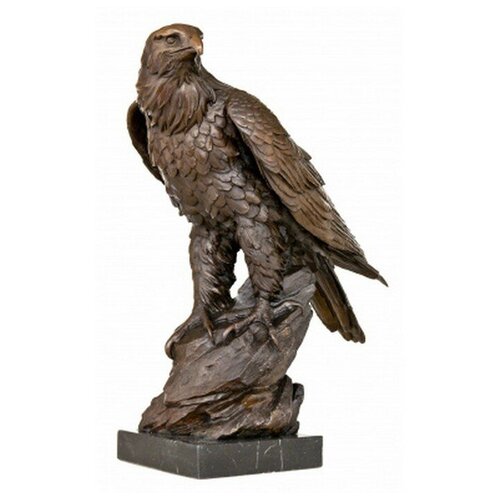 Скульптура из бронзы "Орёл на скале"