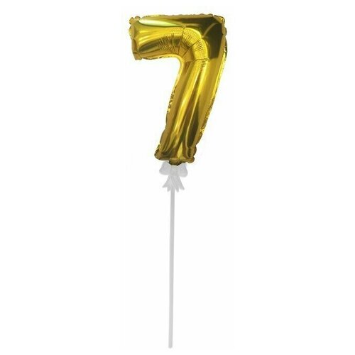 Самонадувающийся шар цифра-топпер " 7 "
