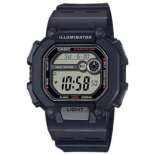 Наручные часы CASIO, черный, серый