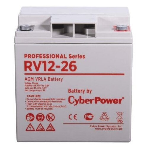 Battery CyberPower Professional series RV 12-26 / 12V 26 Ah