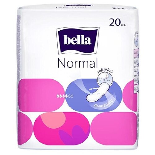 Прокладки женские гигиенические bella Normal, 20 шт./уп.