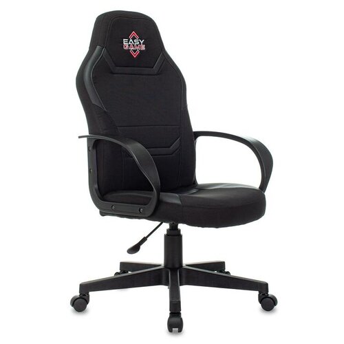 Компьютерное кресло EasyChair Game-904 TPU игровое, обивка: искусственная кожа/текстиль, цвет: черный