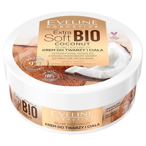 EVELINE Интенсивно питательный крем для лица и тела Extra Soft Bio 200мл