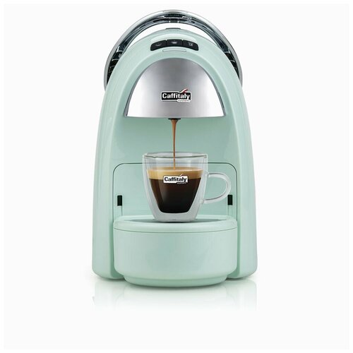 Кофемашина капсульная Caffitaly system Ambra S18, цвет зеленый (мятный)