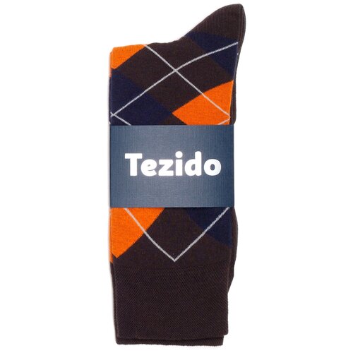 Носки Tezido, размер 41-46, коричневый