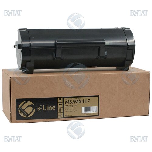 Лазерный картридж булат s-Line 50F5U00 для Lexmark MS510 (Чёрный, 20000 стр.), до версии LW73 включительно