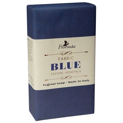 Florinda Мыло кусковое Итальянские ткани Fabric blue, 200 г