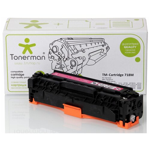Совместимый картридж Tonerman Cartridge 718 M для принтеров Canon