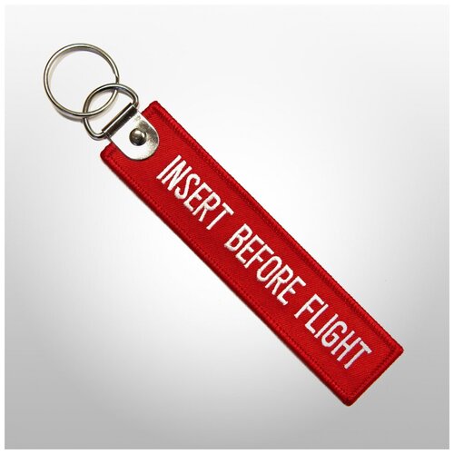 Брелок Remove before flight, красный