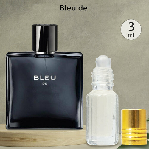 Gratus Parfum Bleu de духи мужские масляные 3 мл (масло) + подарок