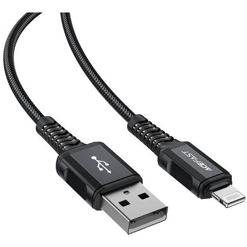 Кабель ACEFAST C4-02 USB-A - Lightning, 1.8 м, 1 шт., черный