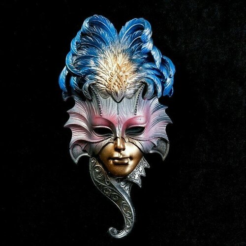 Хорошие сувениры Венецианская маска "Сова" золото, 28см микс