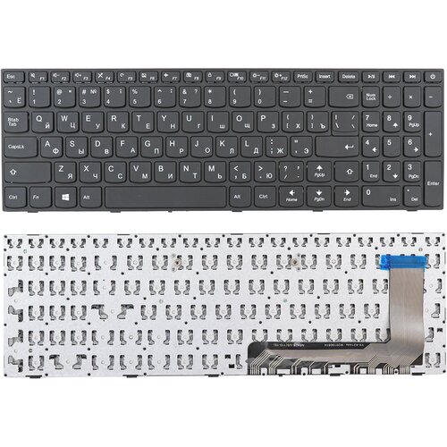 Клавиатура для ноутбука Lenovo IdeaPad 110-15ISK черная