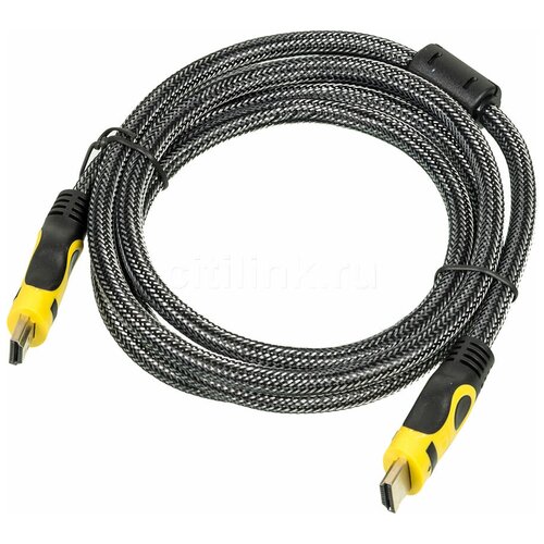 Кабель Buro HDMI 1.4 HDMI (m)/HDMI (m) 1.8м. (HDMI 19M-19M BRAID)