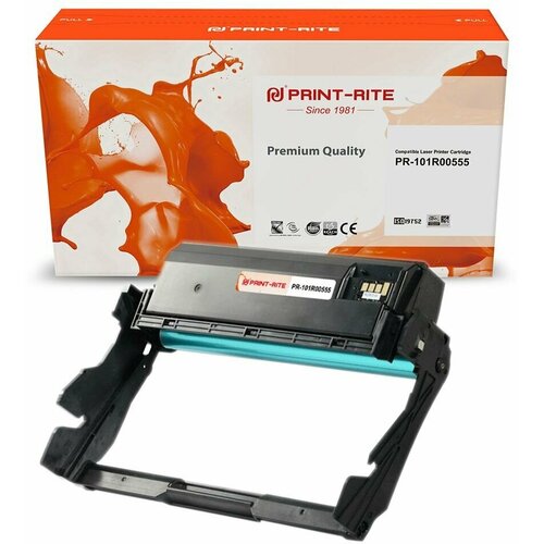 Print-Rite Фотобарабан совместимый ПринтРайт Print-Rite PR-101R00555 101R00555 черный Photoconductor Drum 30K