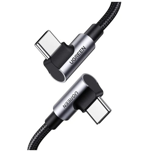 Кабель UGreen US335 USB 2.0 Type-C (m) - USB 2.0 Type-C (m), 2 м, 1 шт., серый космос