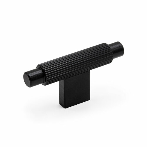 Ручка-кнопка мебельная, Viefe, ARPA, Черный матовый, /70х14х36 мм, Модерн, Испания