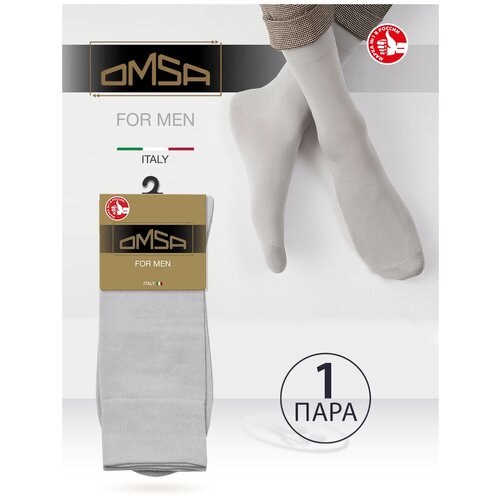 Носки Omsa, размер 39-41, серый