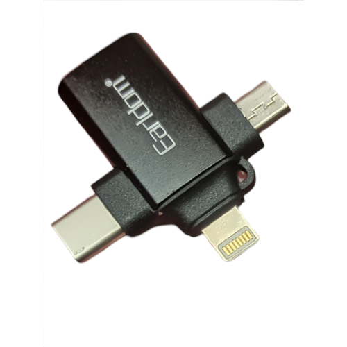 Переходник Earldom с USB на Lightning, Type-C, Micro USB