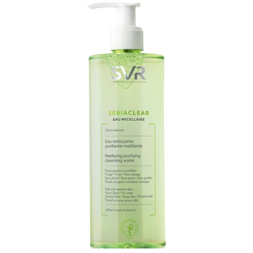 SVR мицеллярная вода Sebiaclear Eau Micellaire, 400 мл, 400 г