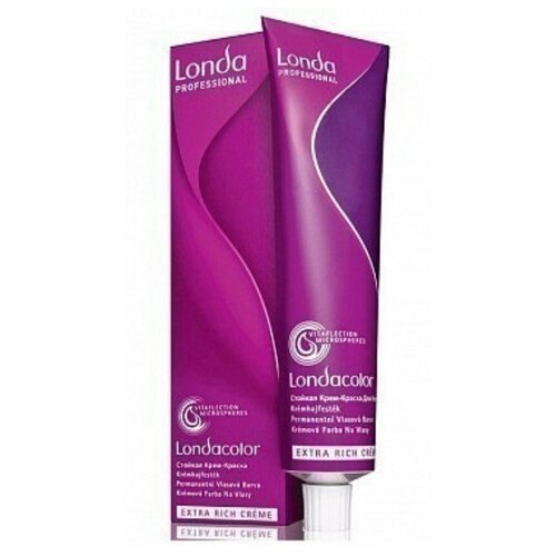 Londa Professional Стойкая крем-краска Londacolor Creme Extra Rich, 10/16 цвет яркий блонд пепельно-фиолетовый, 60 мл