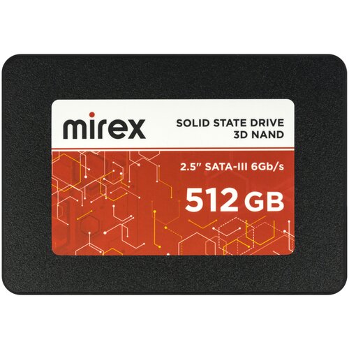 Твердотельный накопитель Mirex 512 ГБ SATA MIR-512GBSAT3