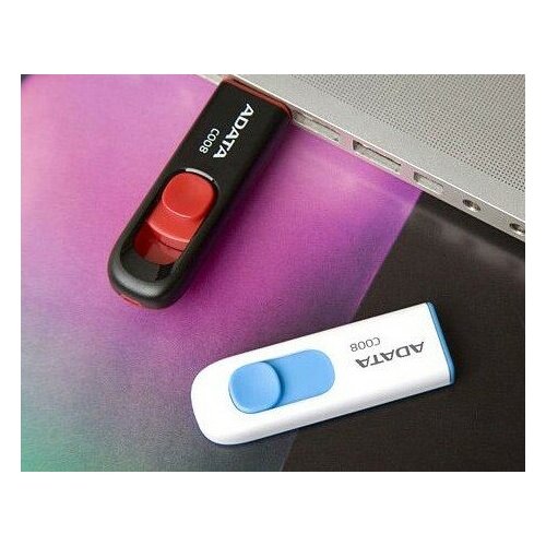 Флеш Диск A-Data 32Gb Classic C008 AC008-32G-RKD USB2.0 красный/черный