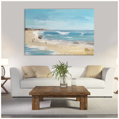 Картина интерьерная на холсте Art. home24 Берег моря, 150 x 100