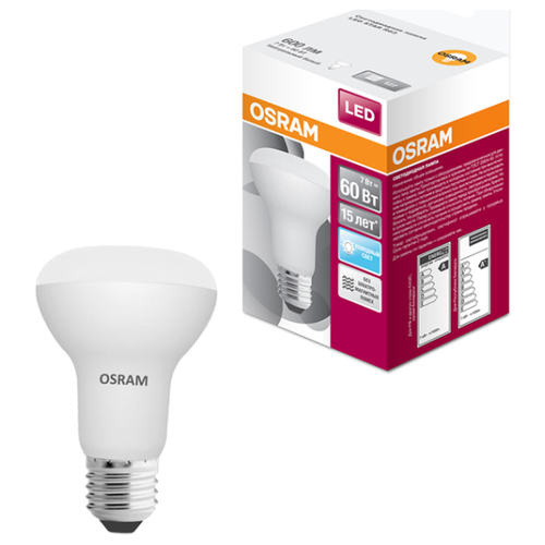 Светодиодная лампа Ledvance-osram OSRAM LEDS R63 60 7W/840 230VFR E27 600lm
