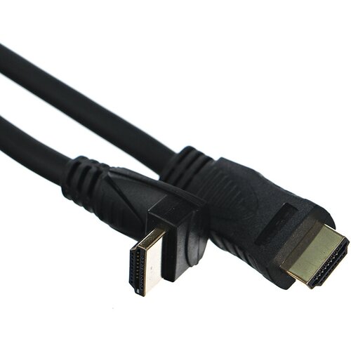 Кабель HDMI-HDMI VCOM CG523-3m угловой
