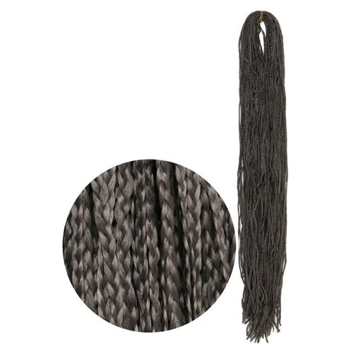 Queen Fair пряди из искусственных волос афрокосы Зи-зи, темно-серый