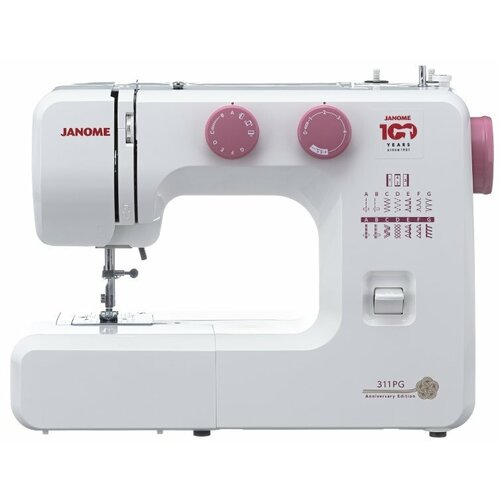 Швейная машина Janome 311PG (белый/розовый)