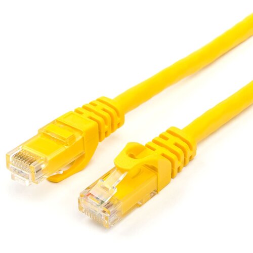 Atcom Патч-корд UTP 6 кат. Atcom AT2154 с разъемами RJ-45, желтый (3.0м)