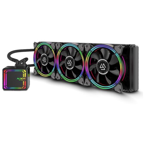 Жидкостная система охлаждения Alseye H360 Universal Platfrom PWM Single 5colors+ LED fan RTL