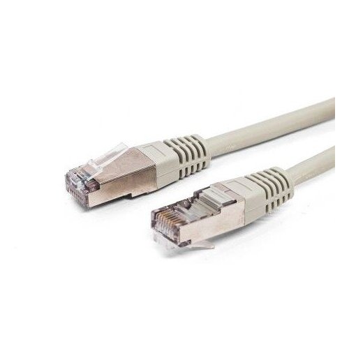 Патч-корд 5e кат. 3м Filum FL-F5-3M, кабель для интернета, 26AWG(7x0.16 мм), омедненный алюминий (CCA), серый