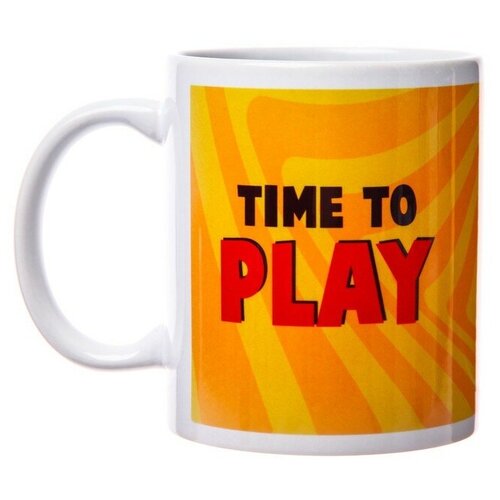 Кружка сублимация "Time to play", Монстр, 350 мл