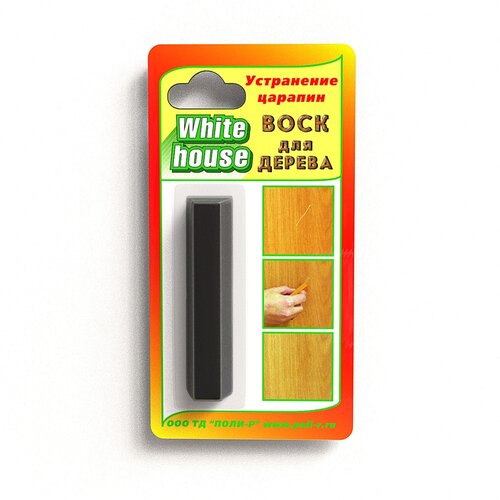 Восковый карандаш для дерева WHITE HOUSE цвет Черный 15г