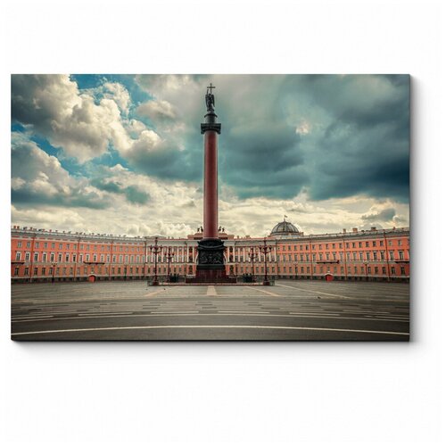 Модульная картина Александровская колонна на Дворцовой площади 90x60