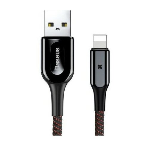 Кабель питания/данных Baseus Lightning Cafule Cable 2.4A 1 метр CALKLF-BG1 черный