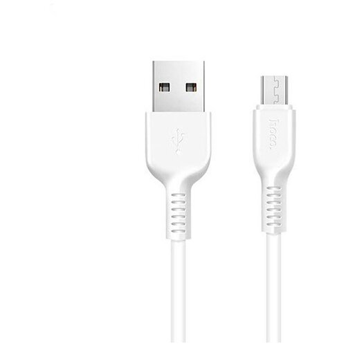 Кабель USB HOCO X20 Flash для Micro USB 2А, 1м, белый
