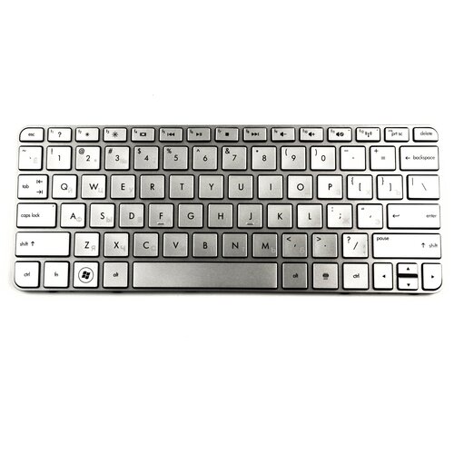 Клавиатура для HP Mini 210-2000 серебристая p/n: NM1, SN5103, 633476-251, 653855-251, 658517-251