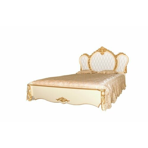 Кровать с основанием Мэри Дольче Вита СДВ-03 1800х2000 слоновая кость/золото