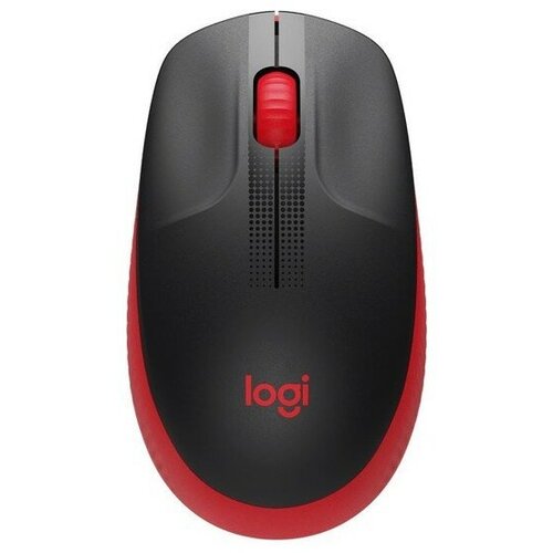 Мышь Logitech M190 (910-005908), черный/красный (910-005908)