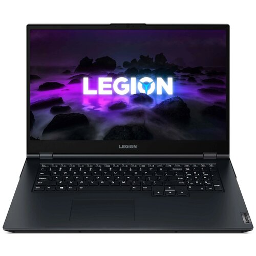 17.3" Ноутбук Lenovo Legion 5 17 1920x1080, AMD Ryzen 7 5800H 3.2 ГГц, RAM 16 ГБ, DDR4, SSD 512 ГБ, NVIDIA GeForce RTX 3050, DOS, 82K00006RK, фантомный синий