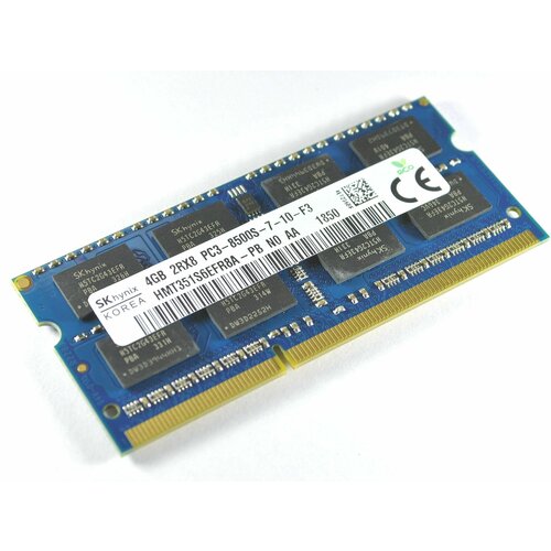 Оперативная память HYNIX 4 ГБ 2RX8 PC3-8500S DDR3 1066MHz SO-DIMM